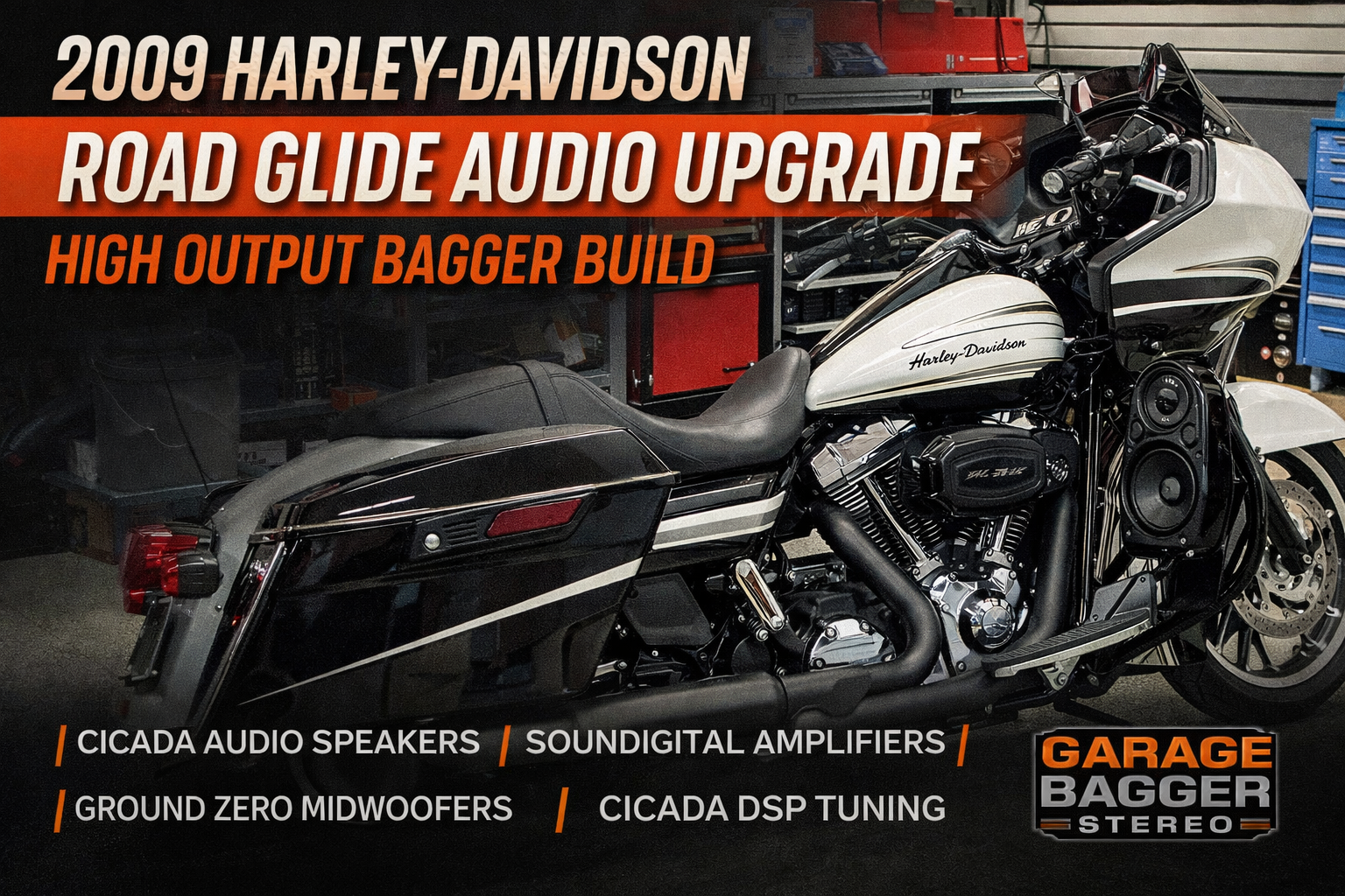 2009 Road Glide Audio Upgrade | High Output Bagger Build – Garage ...