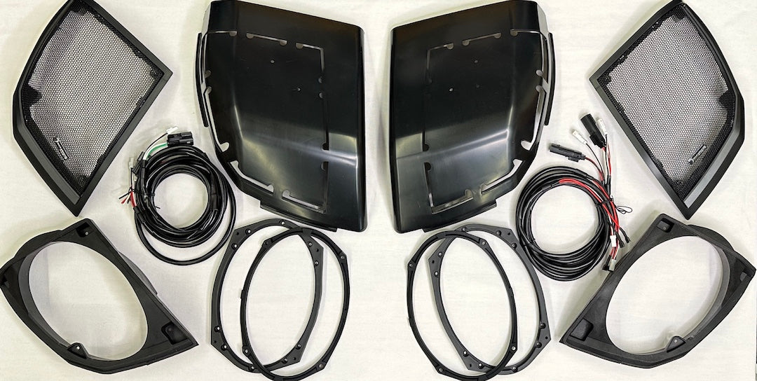 23.5-2024 Speaker Lid Kit | 6x9 Harley Speaker Lids | Cut-in Lid Kits ...