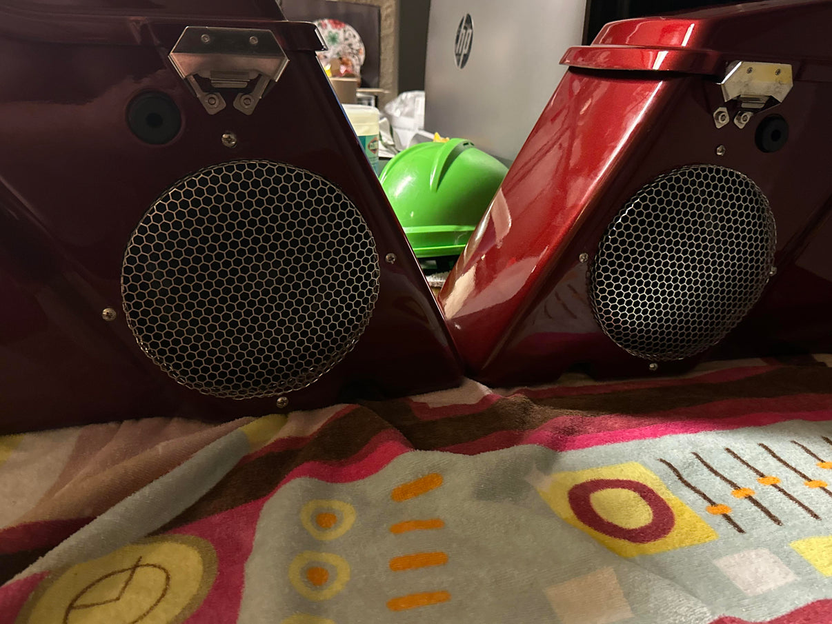 8 Inch Speaker Rings | 98-13 Harley | Subwoofer Mounting Ring – Garage ...