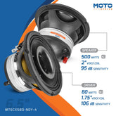 Motorcycle Pro 6.5" Coaxial Speaker - Premium Sound Quality for Bikers – Garage Bagger Stereo