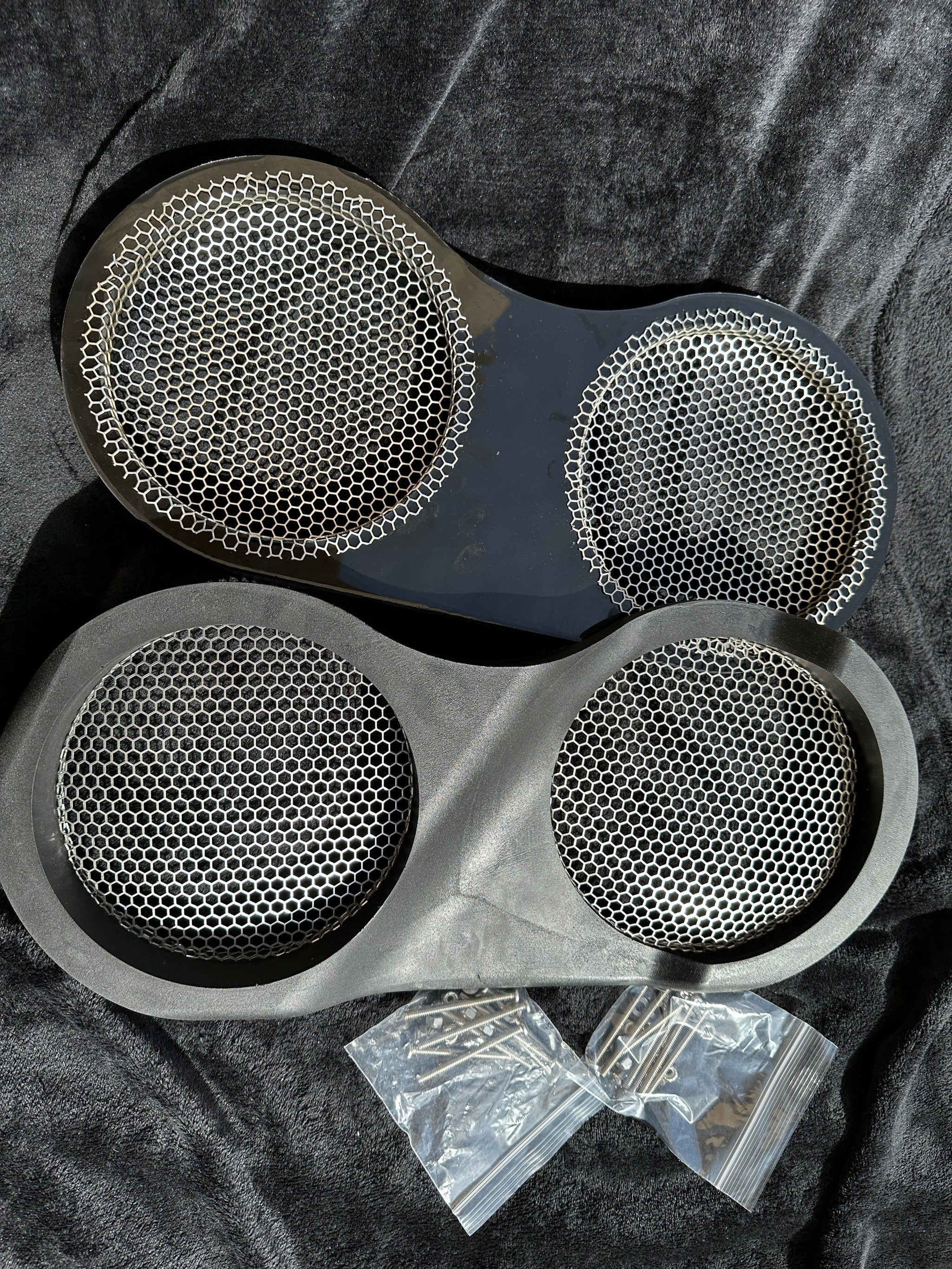 Dual 8 Inch Speaker Rings | Motorcycle Audio | Harley Speakers – Garage ...