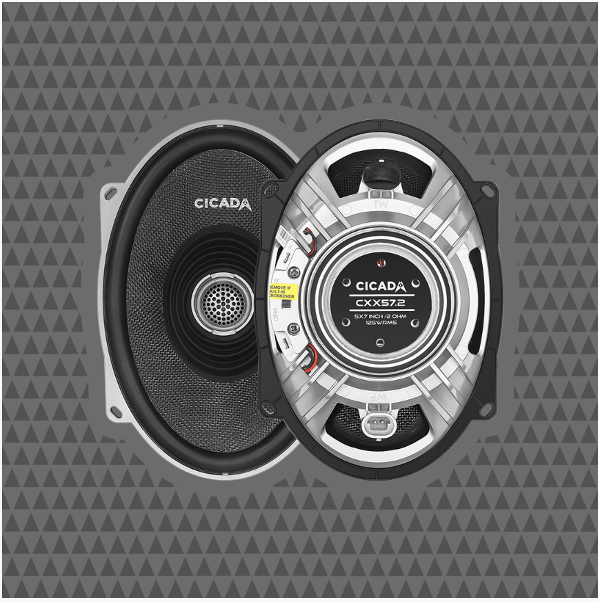 CXX57.2 Coaxial Speakers | 5x7 Speakers | Motorcycle Speakers – Garage Bagger Stereo